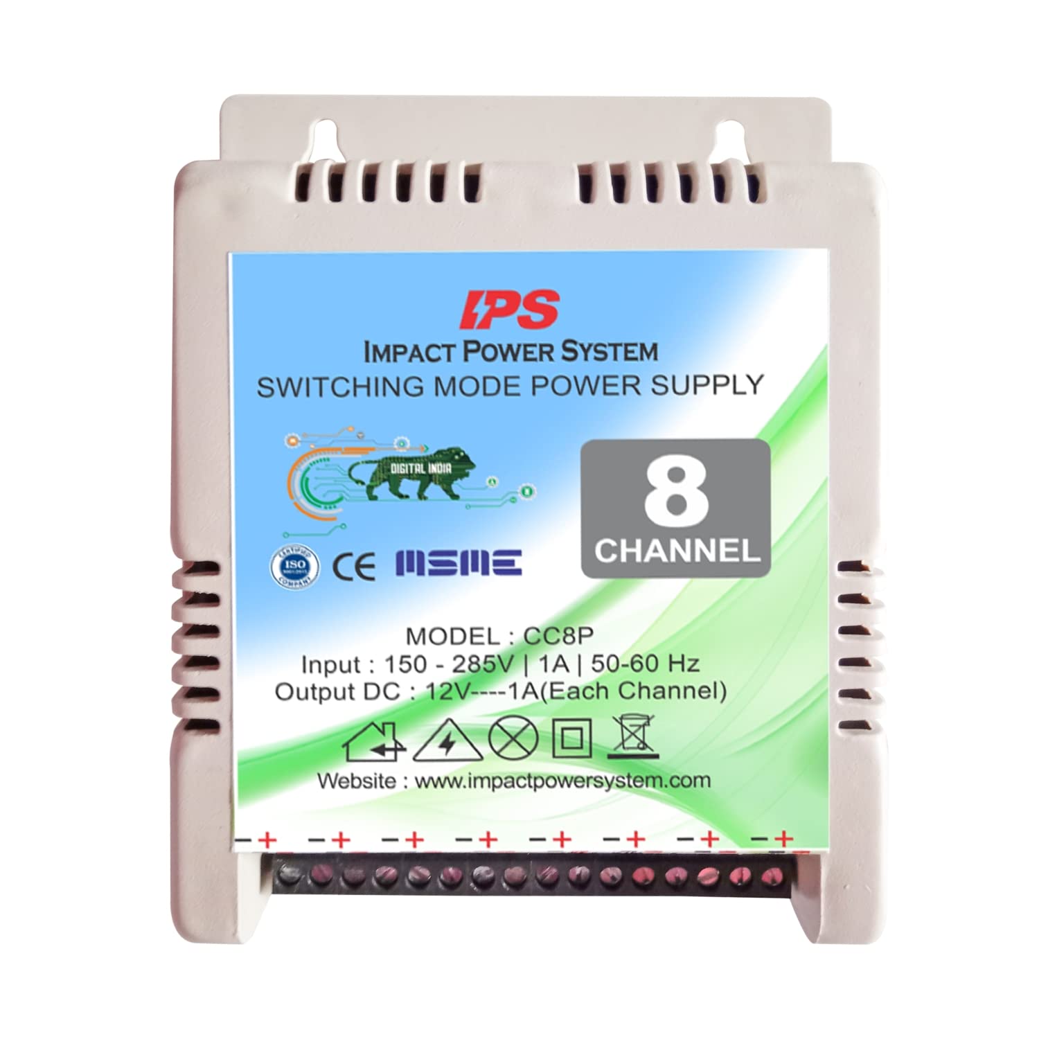 Amazon.in: Buy IPS 8 Channel SMPS for CCTV Power for up to 8 CCTV ...