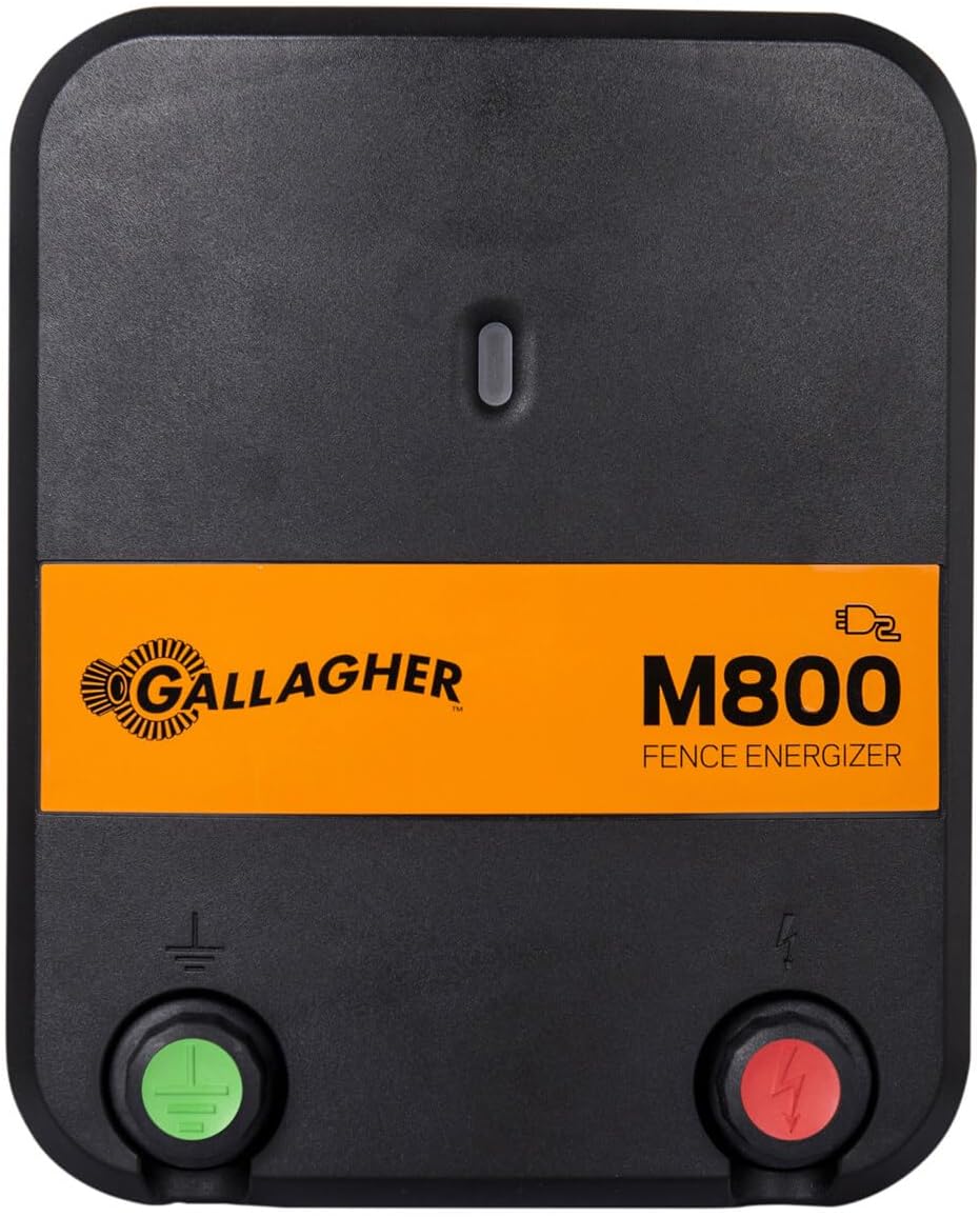 Amazon.com : Gallagher M800 Electric Fence Charger | Powers Up to 90 ...