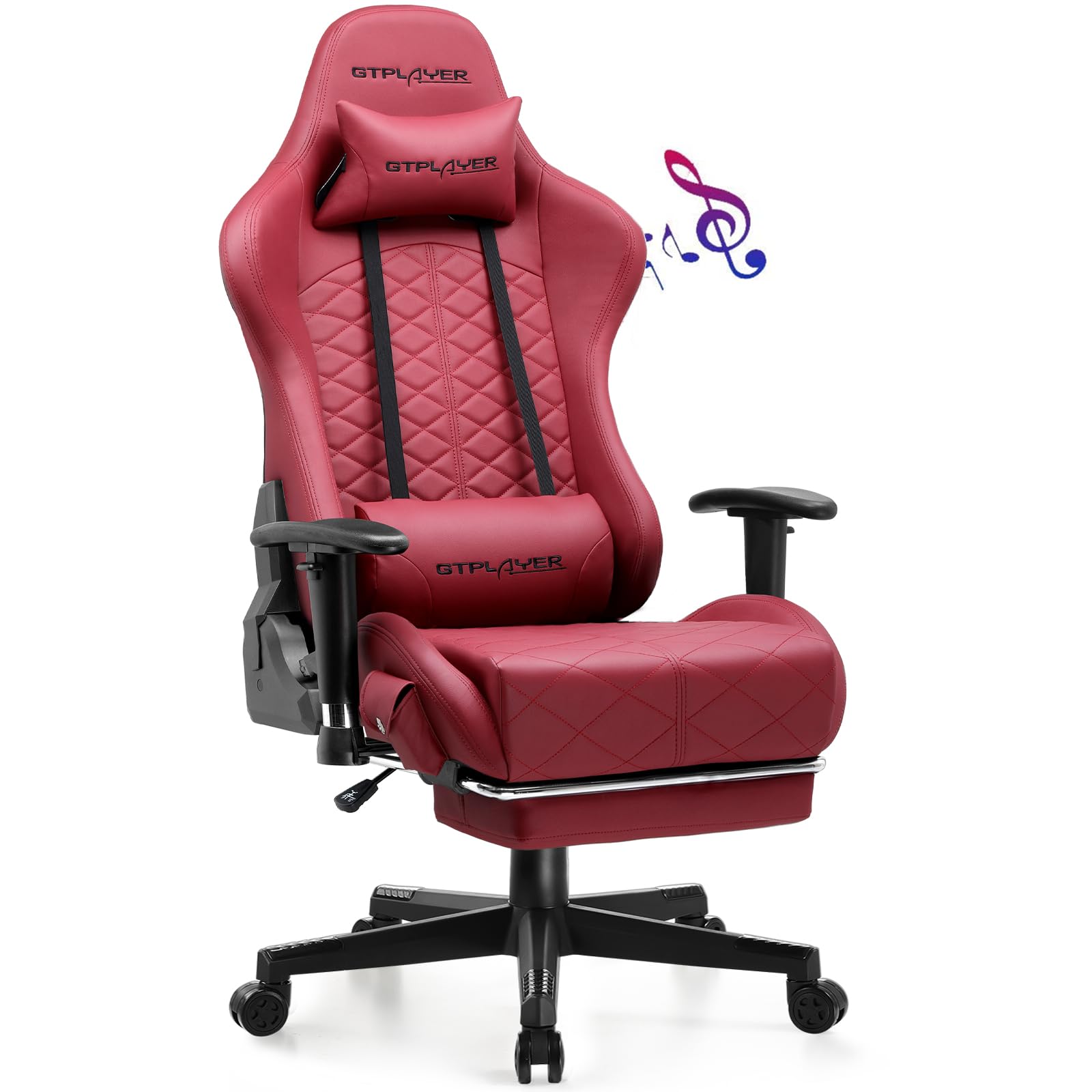 Amazon.com: GTPLAYER Gaming Chair, Computer Chair with Bluetooth ...
