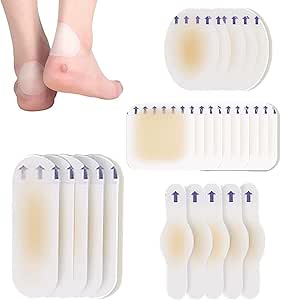AYNKH 25 Invisible Bladder Plasters, Hydrocolloid Patches for Feet ...