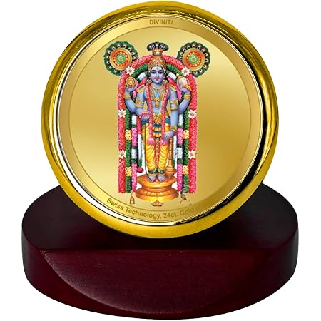 DIVINITI Guruvayurappan Ji God Idol Photo Frame For Car Dashboard ...