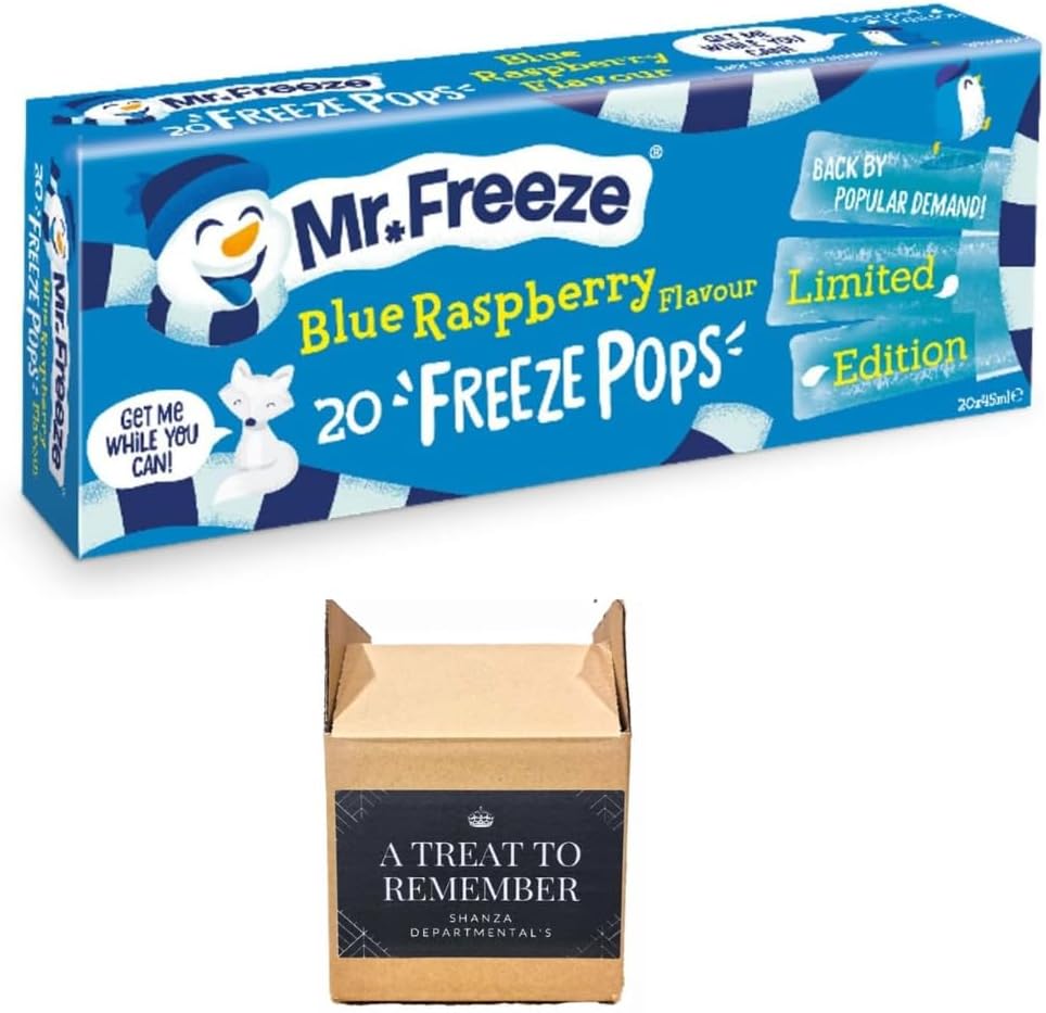 Mr Freeze, Freeze Pops - Naturally Flavoured Ice Lollies -Vegan ...