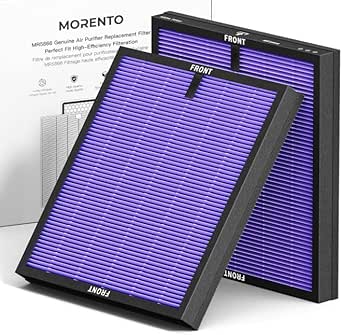 Amazon.com: MORENTO Genuine Air Purifier Replacement Filte, 1 Pack ...