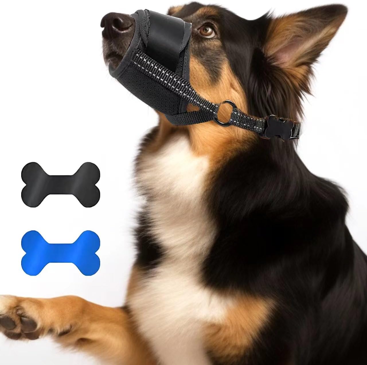 Amazon.com : Soft Nylon Dog Mask, Anti Biting Barking Chewing, Air Mesh ...