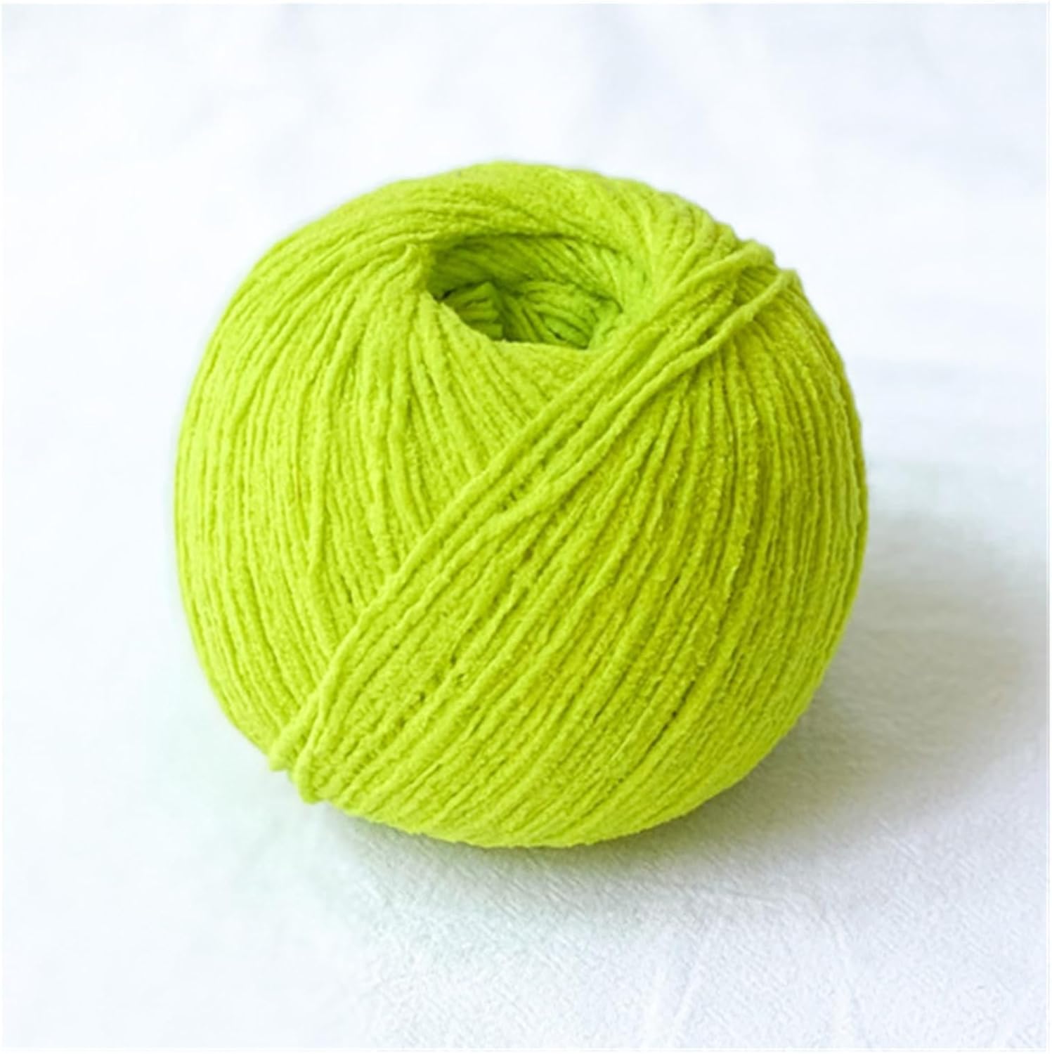 Amazon.co.jp: 300g Soft Smooth Yarn Knitting Wool Yarn Thick Yarn Fiber ...