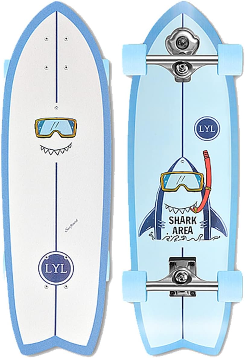 Amazon.com : NIKKHO Professional Land Surfboard S5 Beginner Adult Child ...