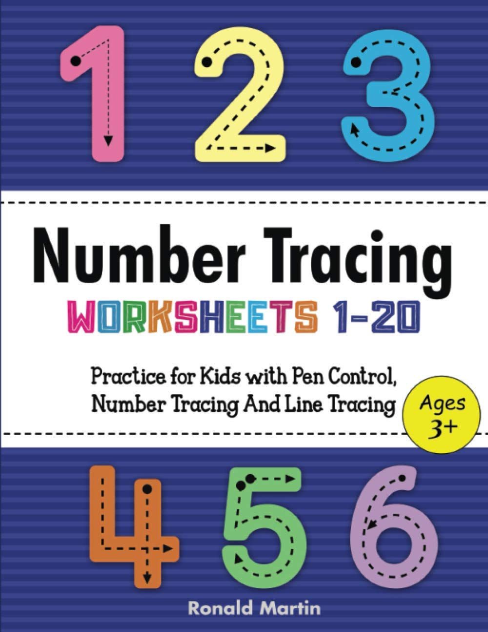 Tracing Numbers Worksheets 1 20