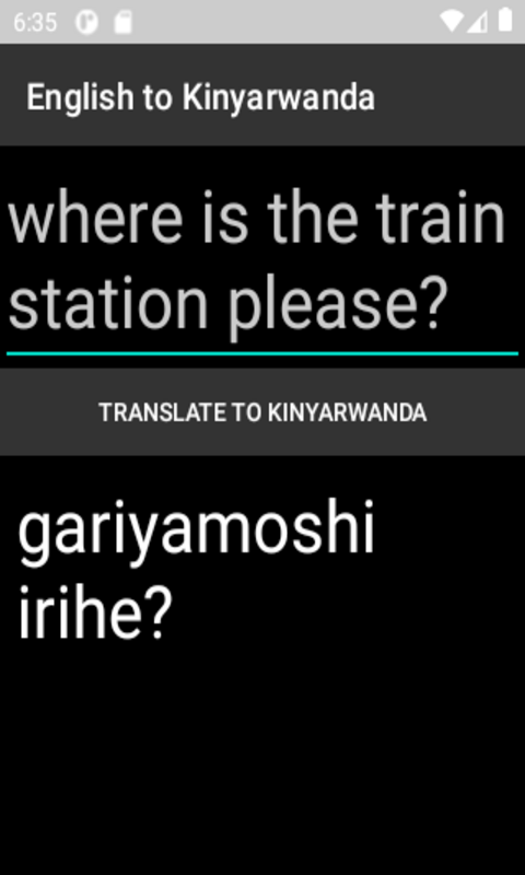 Language Translator English to Kinyarwanda - App on Amazon Appstore