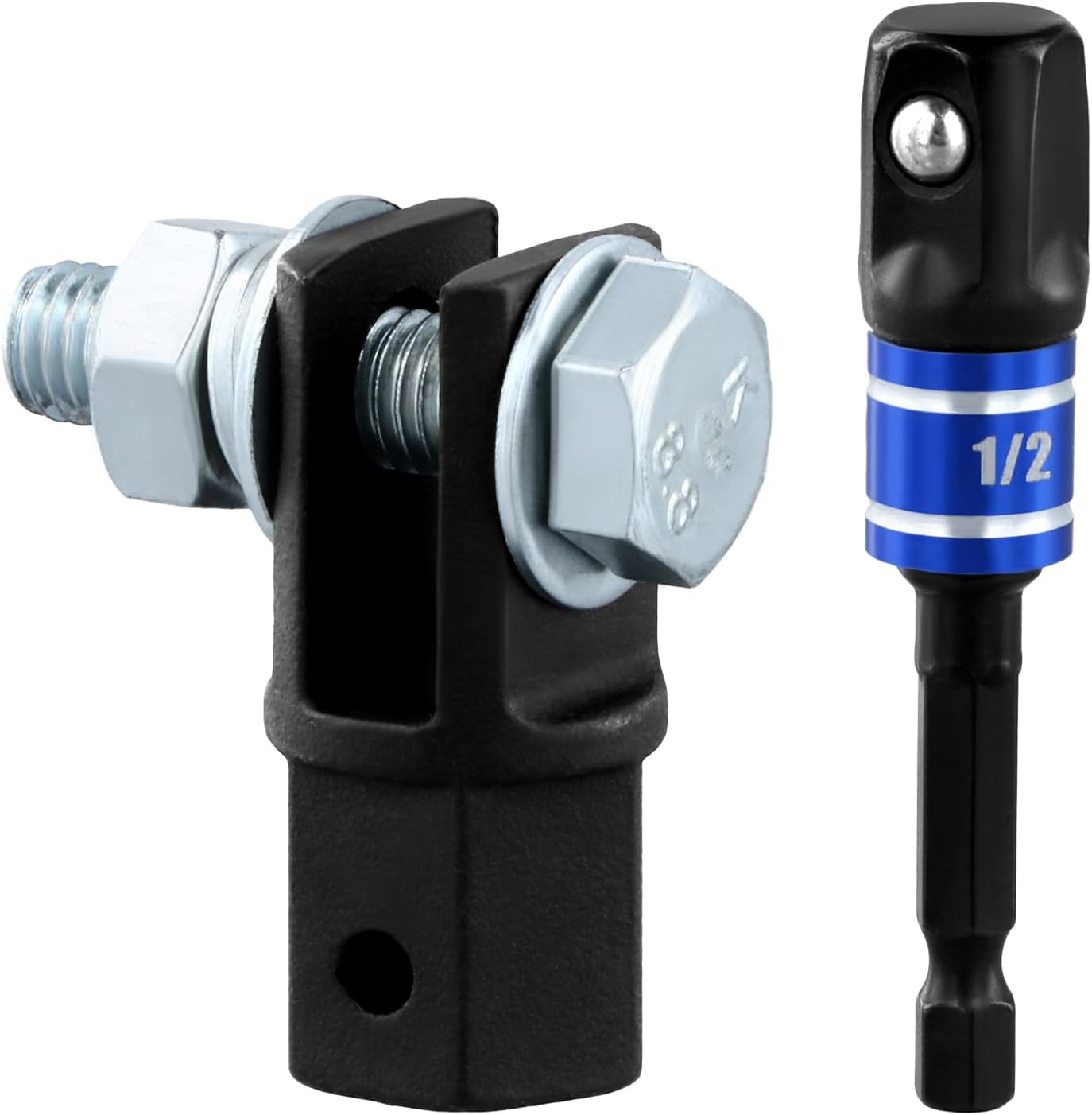 Amazon.com: QWORK 1/2" Scissor Jack Adapter (2Pcs Set) - Chrome ...