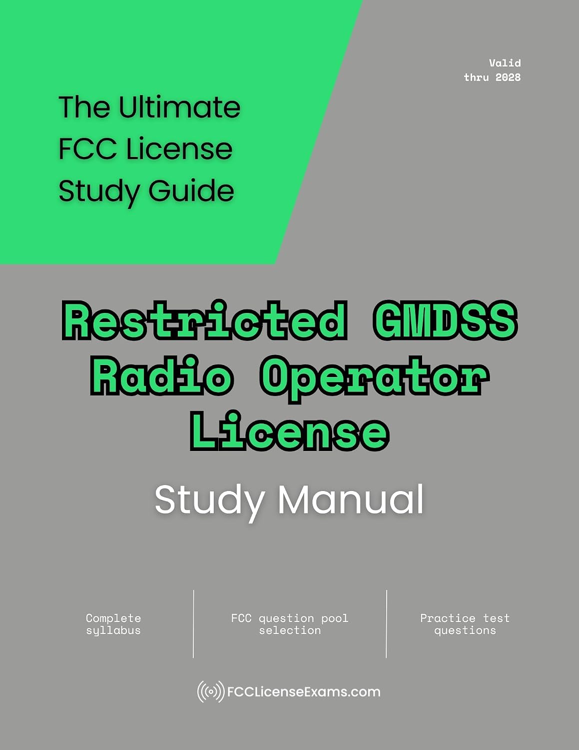 Restricted GMDSS Radio Operator License Study Manual (FCCLicenseExams ...