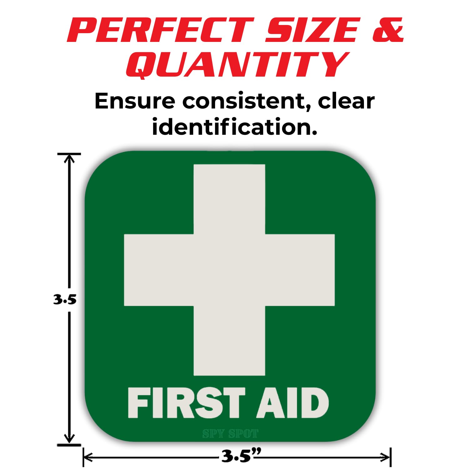 First Aid VSafety Box Location Sign - Glow In The Dark, 100mm X 150mm ...