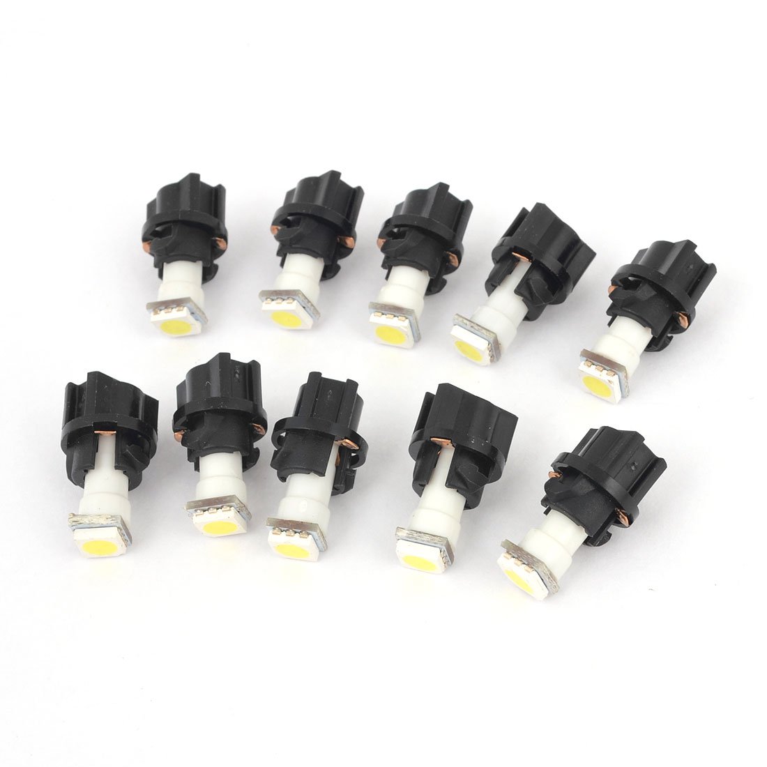 Amazon.com: uxcell Internal 10pcs Car T5 5050 Surface Mount Device LED ...