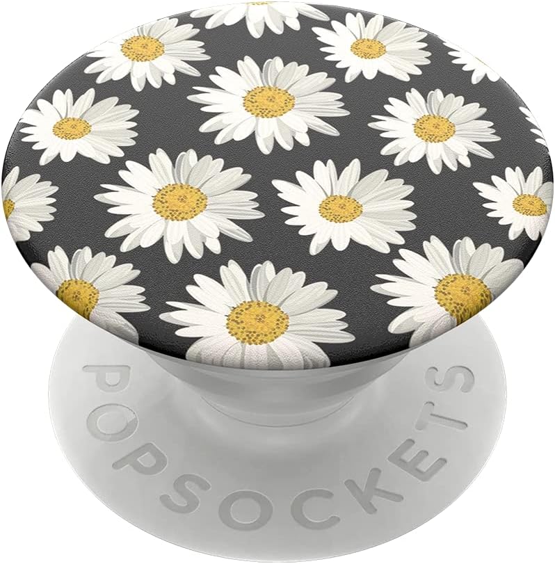 PopSockets: PopGrip Expanding Stand and Grip with a Swappable Top for Phones & Tablets - Daisies ...