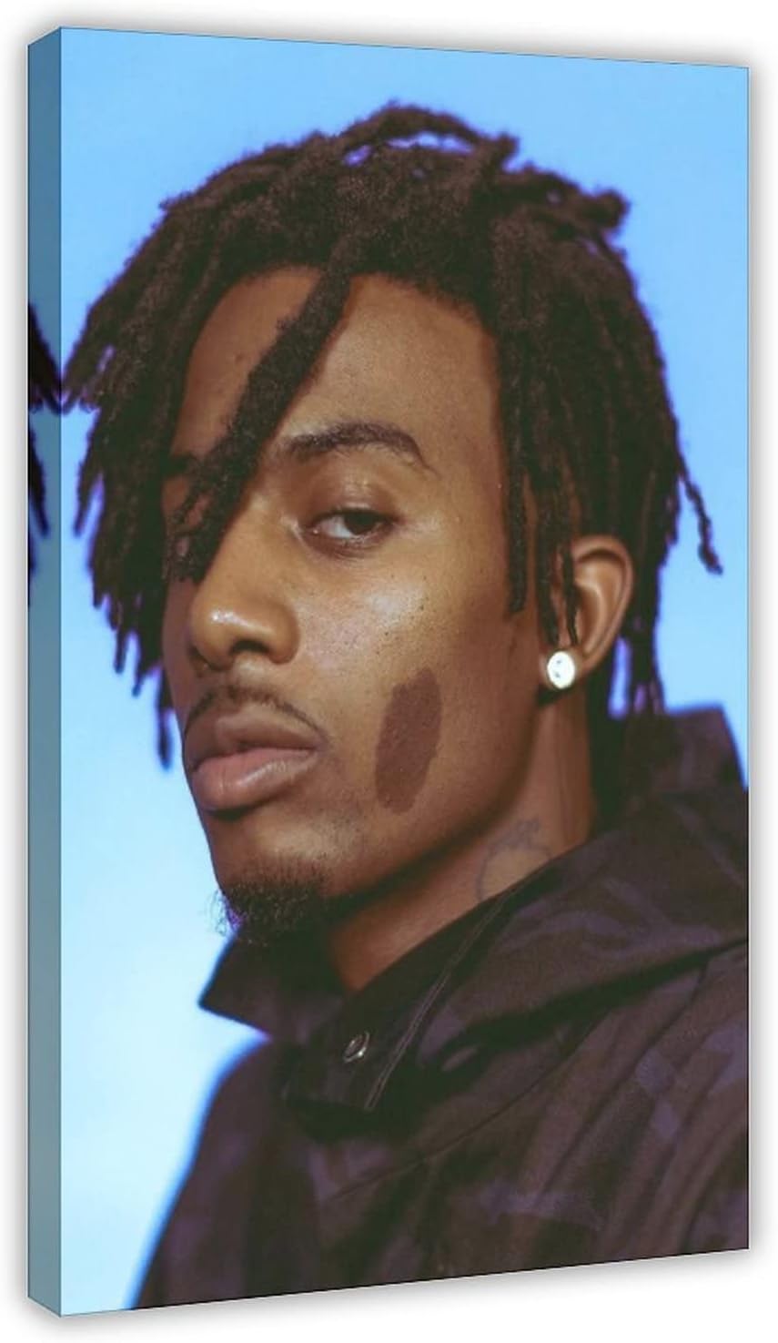 Amazon.com: WFKLMSL Hiphop Rapper Playboi Carti Black Dreads Art Prints ...