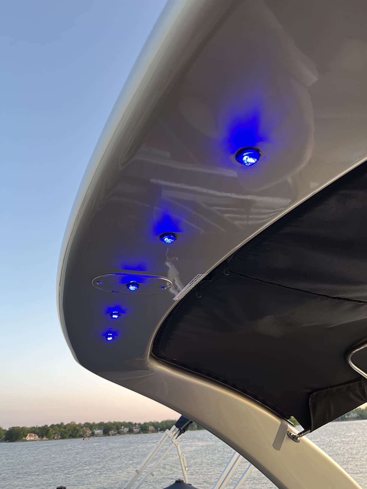 $2/mo - Finance PSEQT 3 LED Round Boat Interior Deck Transom Courtesy ...