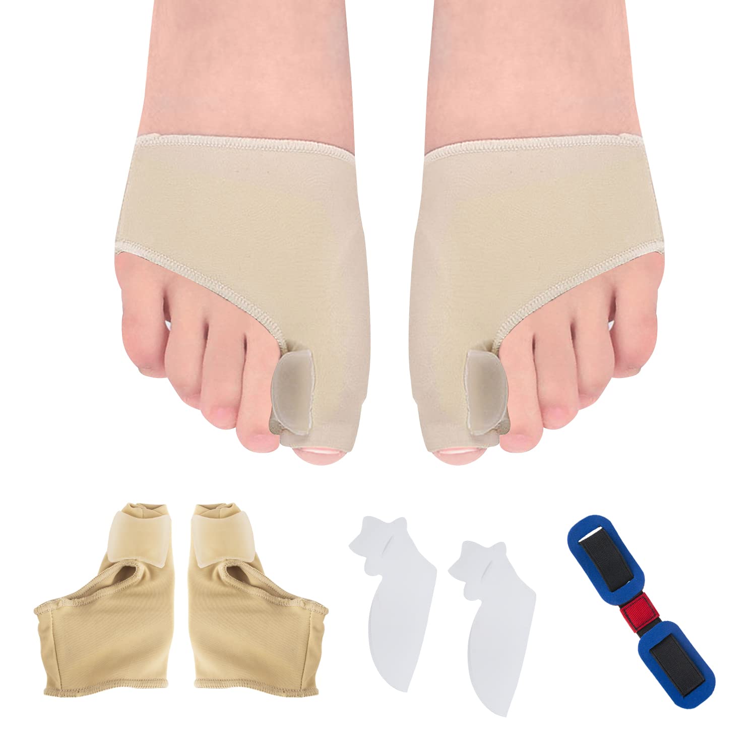Buy AWAVM 3-piece Big Toe Straightener Hallux Valgus Correction Kit ...