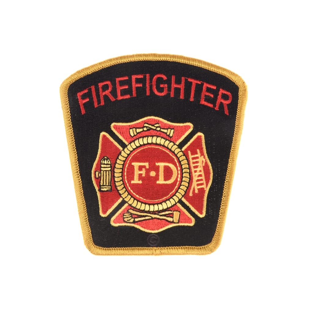 Amazon.com: Firefighter Embroidered Patch Emergency Fire Department ...