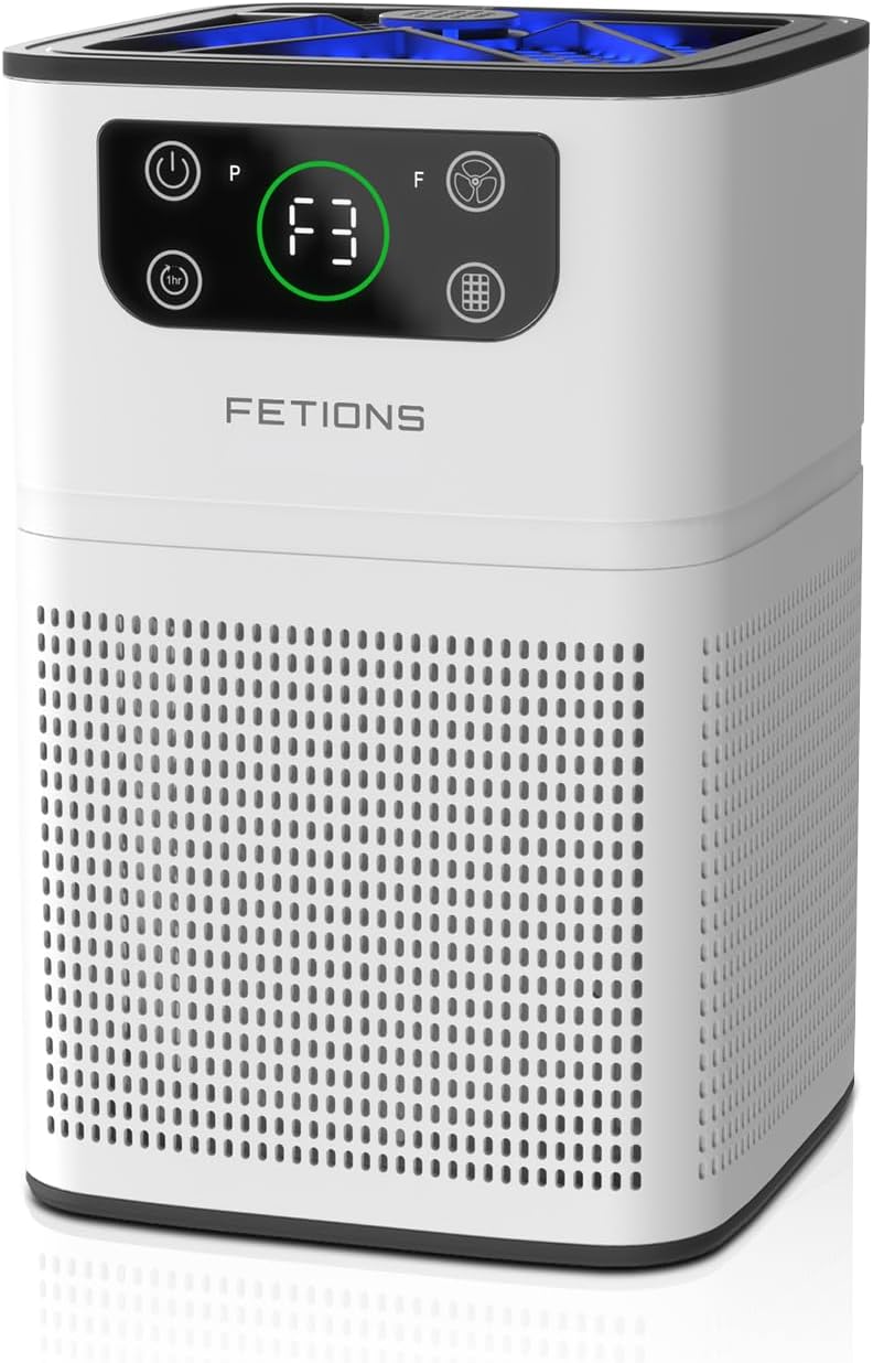 Amazon.com: Air Purifier for Home Bedroom, FETIONS Air Cleaner with ...