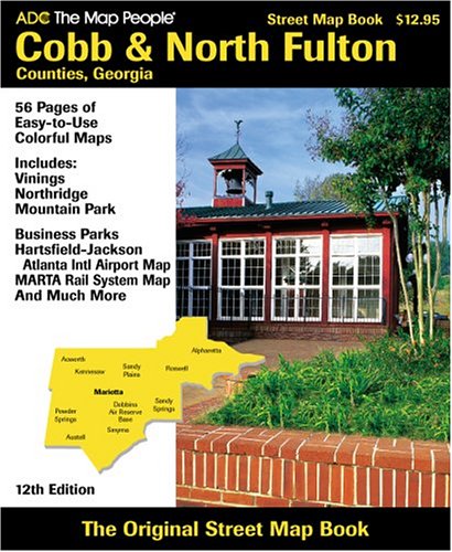 Adc Street Map Book Cobb & North Fulton Counties, Georgia: ADC, the Map ...