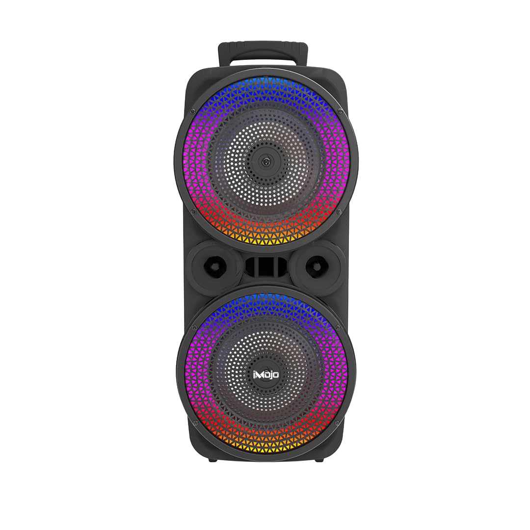 IMOJO : Twin Blaster | 80 Watt Karaoke Speaker with Wireless Mic ...