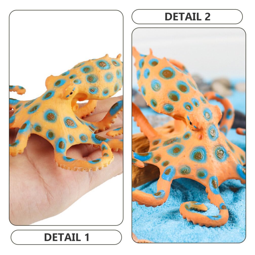 Snapklik.com : Realistic Simulation Octopus Figurine Plastic Simulated ...