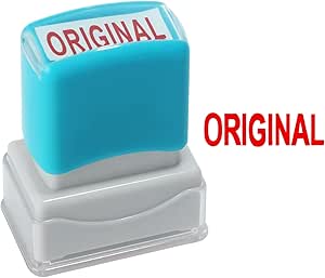 Amazon.com : Original Self Inking Rubber Stamp YQBOOM Refillable Paid ...