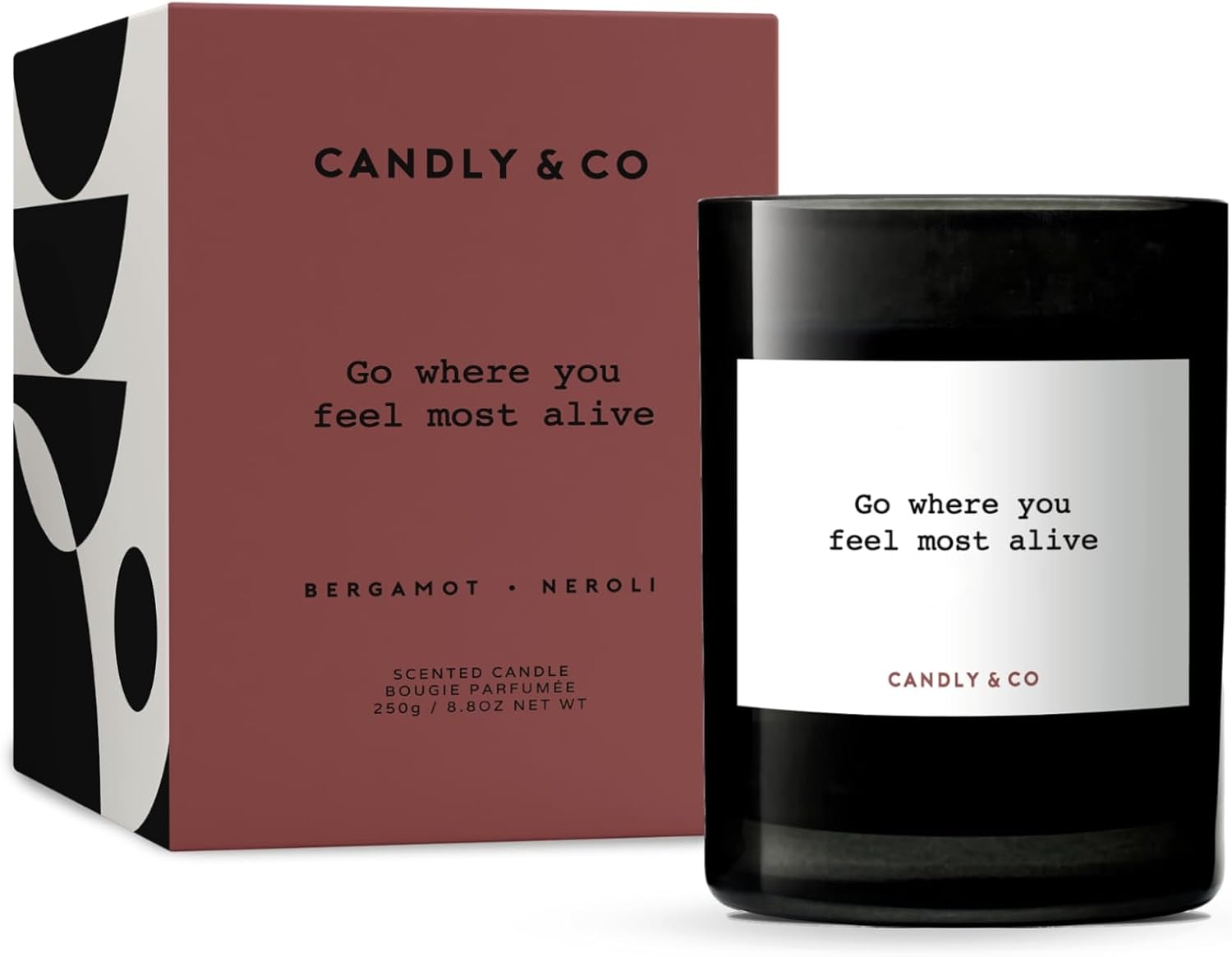 Amazon.com: Candly&Co No. 5 Go Where You Feel Most Alive/Luxury Scented ...