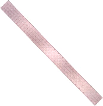 Amazon.com : Westcott 8ths Graph Ruler, 2 x 24, Transparent (W-248 ...