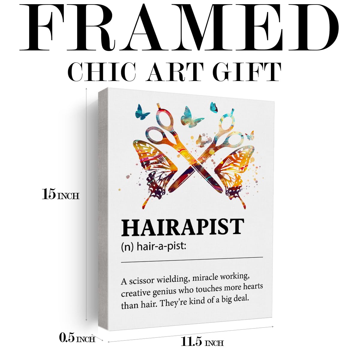 Snapklik.com : Hair Stylist Wall Art Decor Hairdresser Poster Framed ...