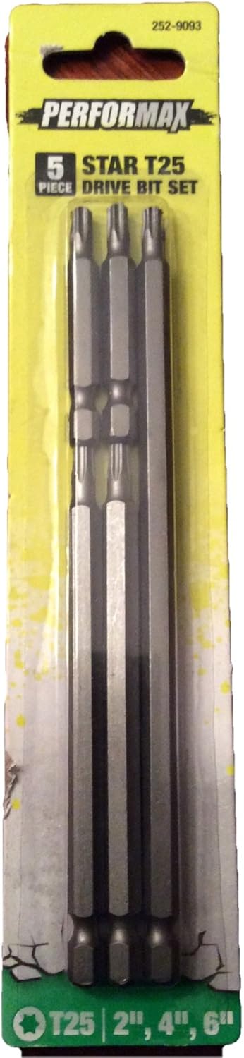Star T25 Driver Bit Set with Quick Change - Amazon.com