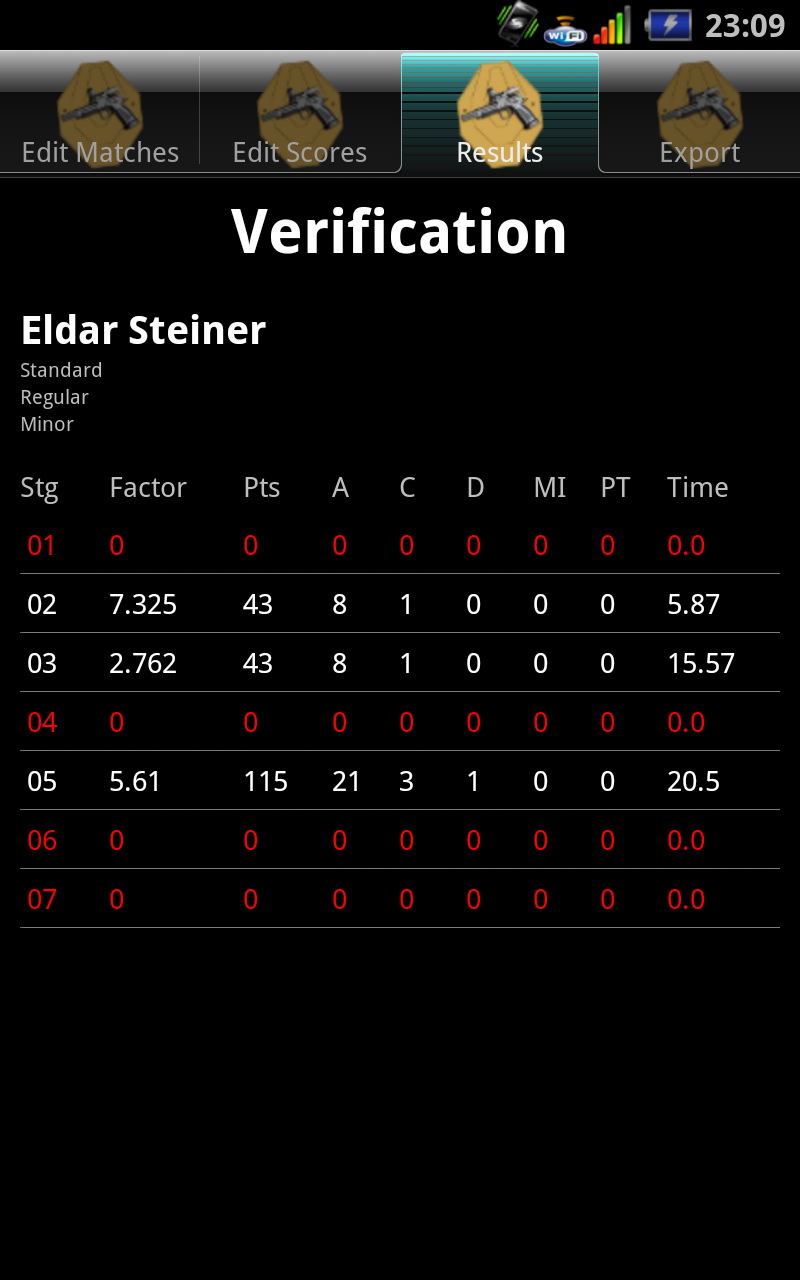 IPSC/USPSA Scoring - App on the Amazon Appstore