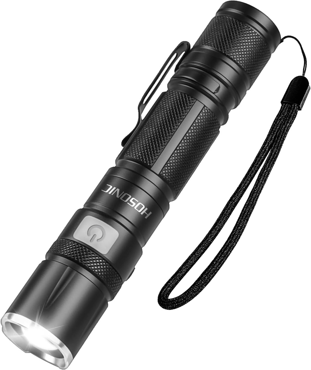 HOSONIC Small LED Torch 2000 Lumen, USB C Rechargeable Torches Super ...