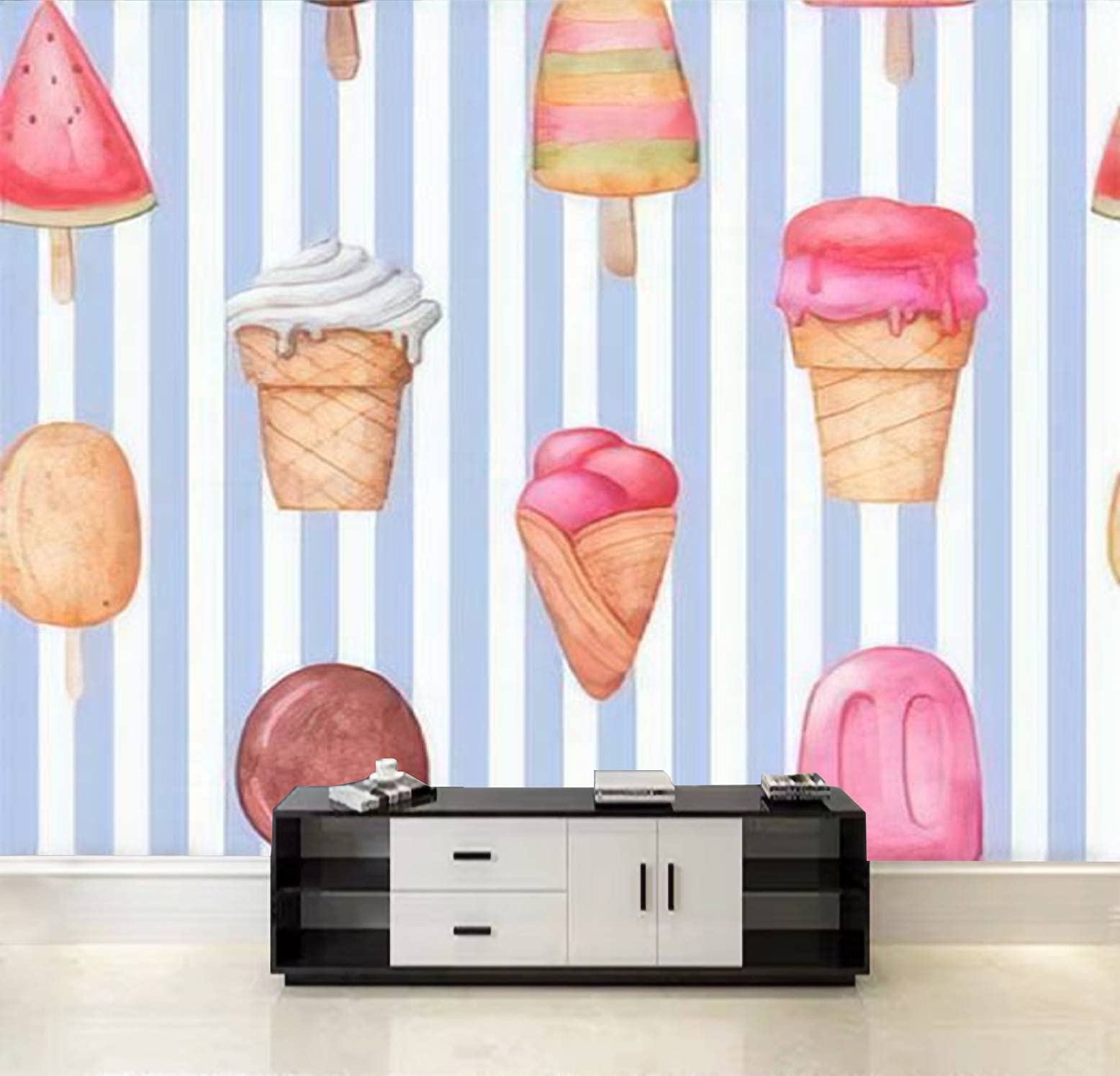 Blue Ice Cream Wallpaper