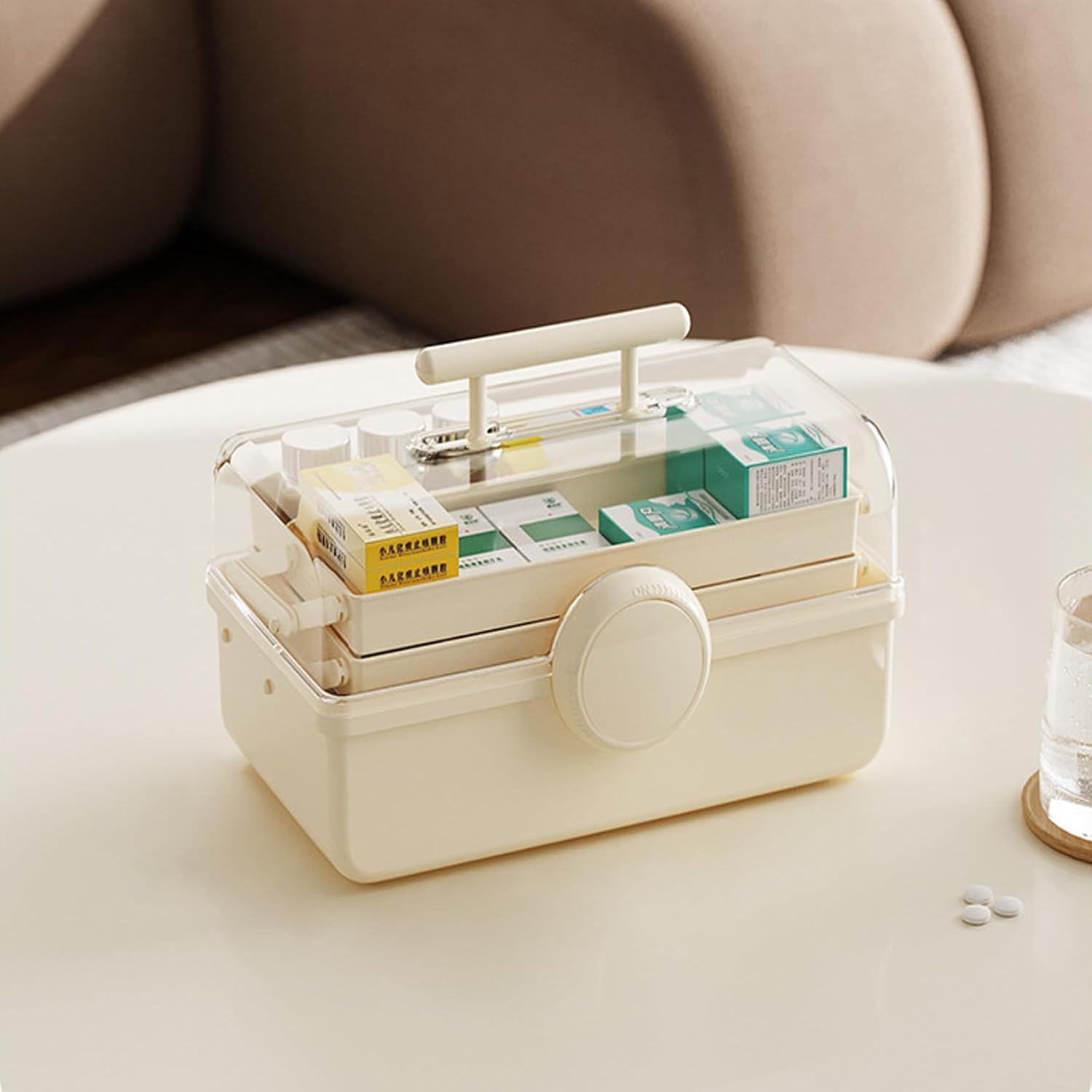 Amazon.com: PENCK Empty First Aid Box, Plastic Craft Tackle Box, 3 ...