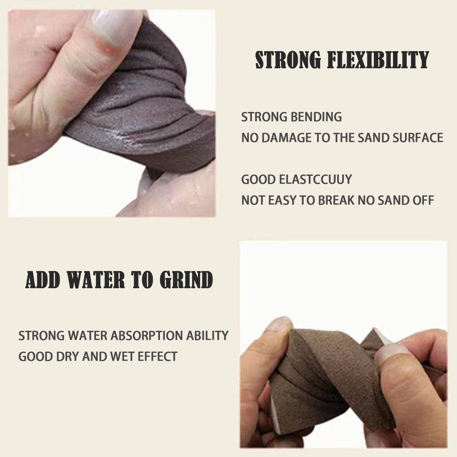 Snapklik.com : Sanding Sponge, 60-220 Grit Assortment Sanding Block ...