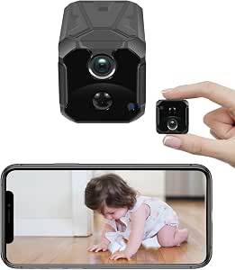 2024 Upgraded Mini Camera Wireless 4K Home Security Camera 120 Days ...