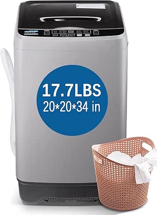 Amazon.com: Krib Bling Portable Washing Machine, Full Automatic Washer ...