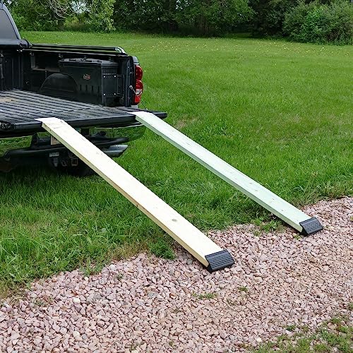 Snapklik.com : BISupply Truck Loading Ramp Ends - 8in Aluminum Ramps ...