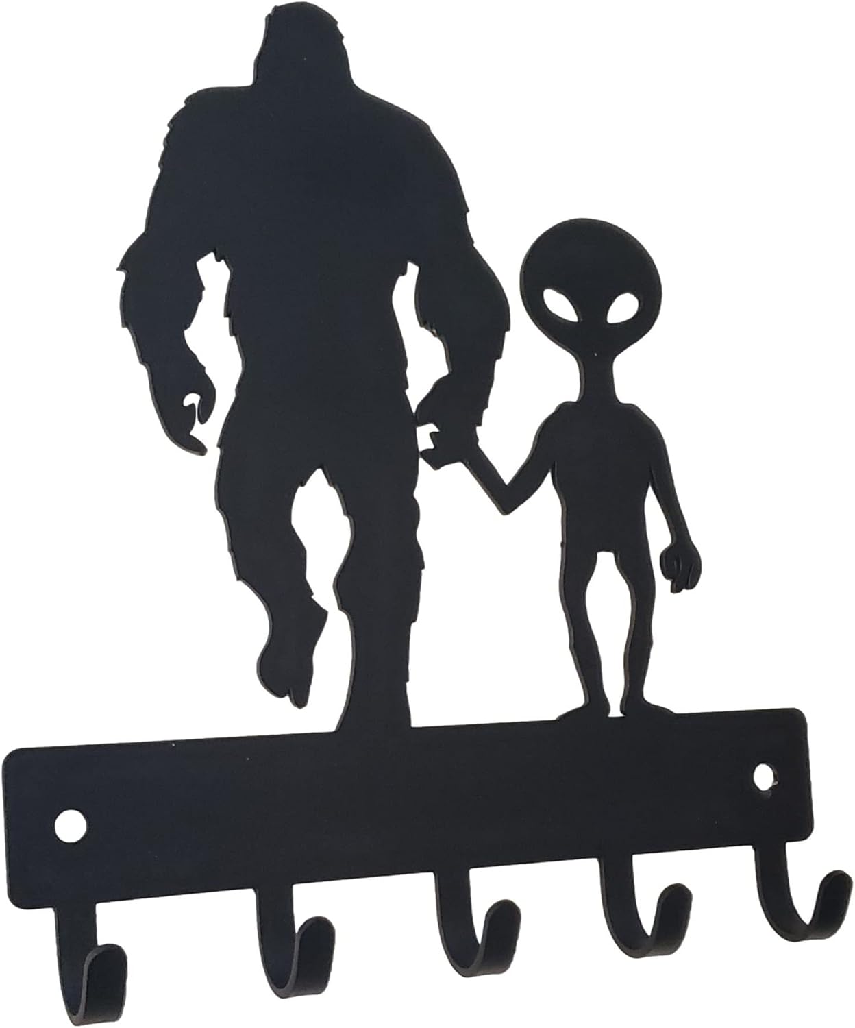 Amazon.com: The Metal Peddler Alien & Bigfoot Sasquatch Key Holder with ...