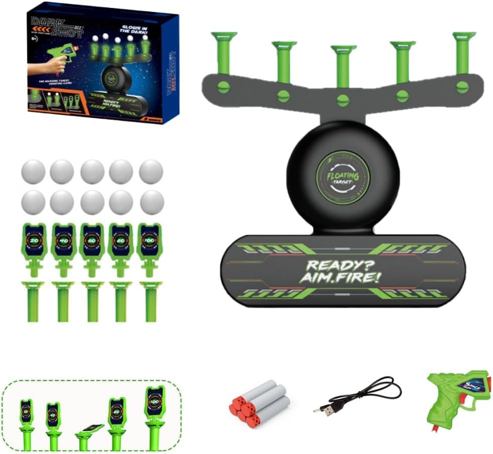 Amazon.com: Glow-in-The-Dark Shooting Target Practice Kids Shooting Toy ...
