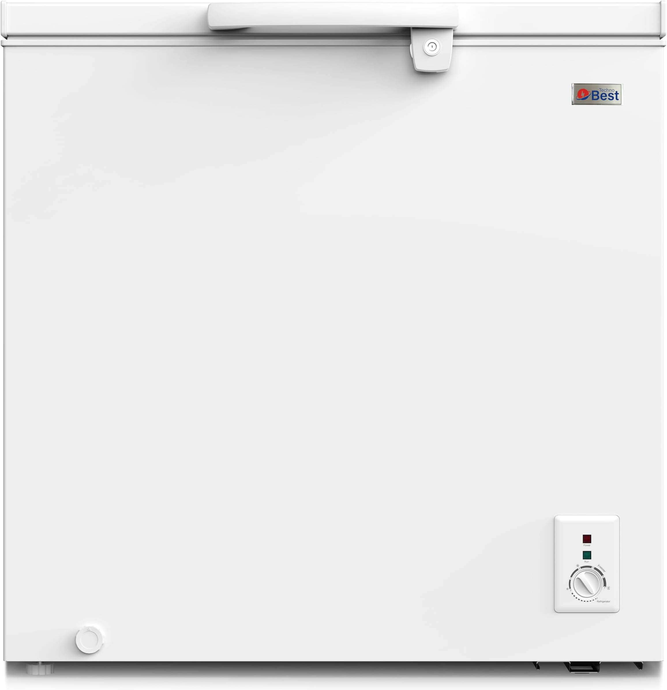 TECHNO BEST Chest freezer 200 Liter with Adjustable Temperature and ...