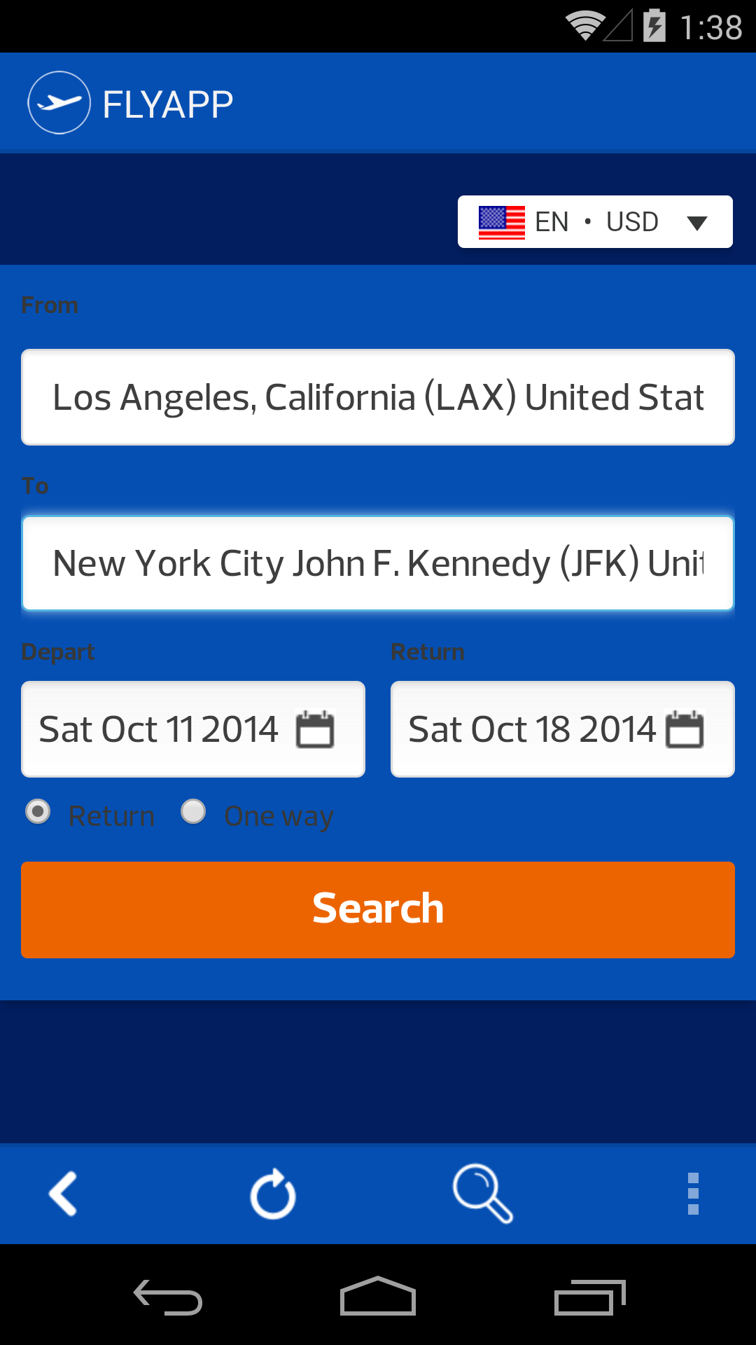 FLYAPP - Best Flight Search Engine - App on Amazon Appstore