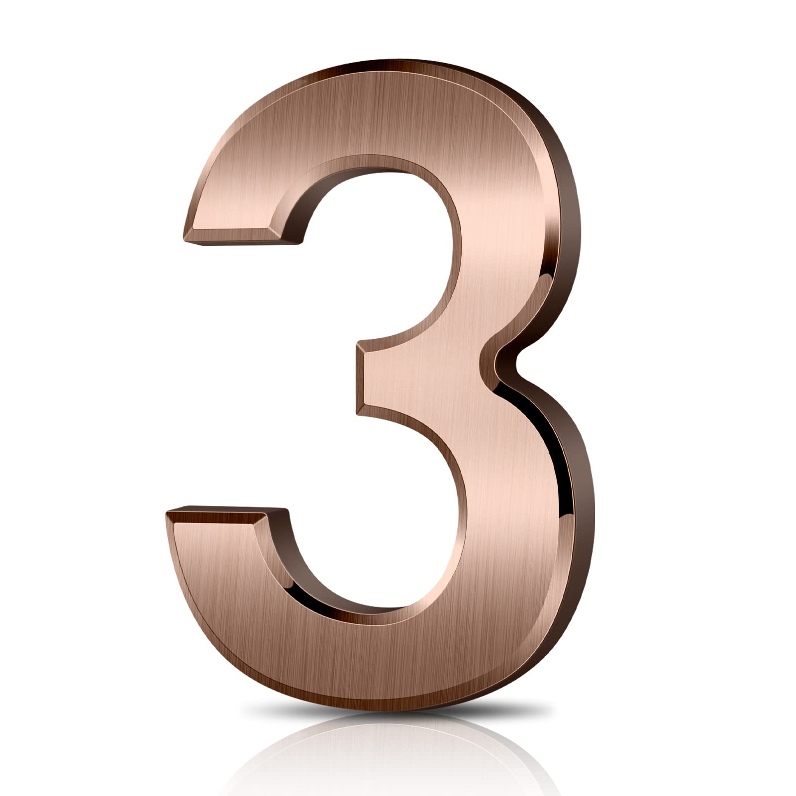 Vicloon Mailbox Numbers Self Adhesive, 3 Inches 3D Mailbox Numbers ...