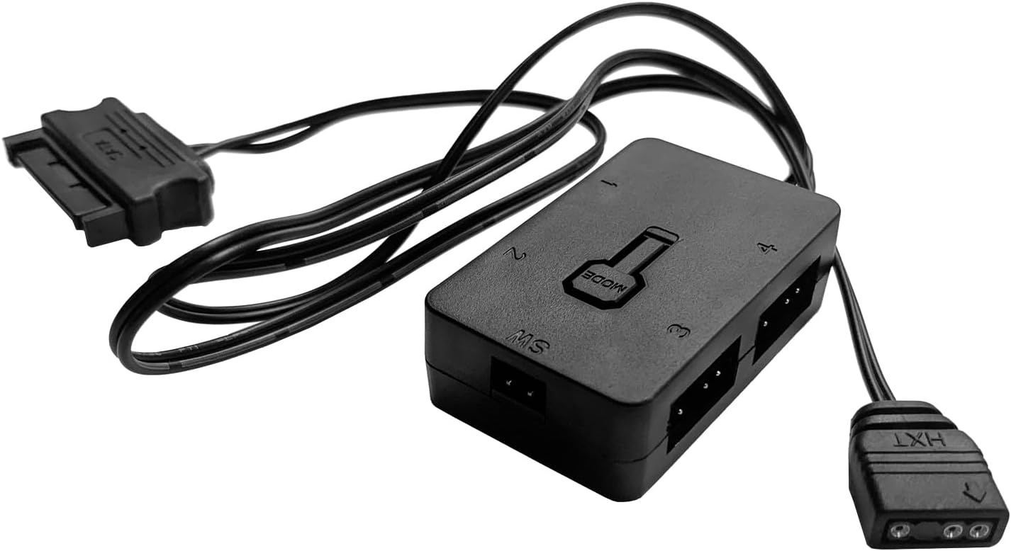 Amazon.com: 5V 3PIN ARGB Controller, RGB Fan Controller for SATA Power ...