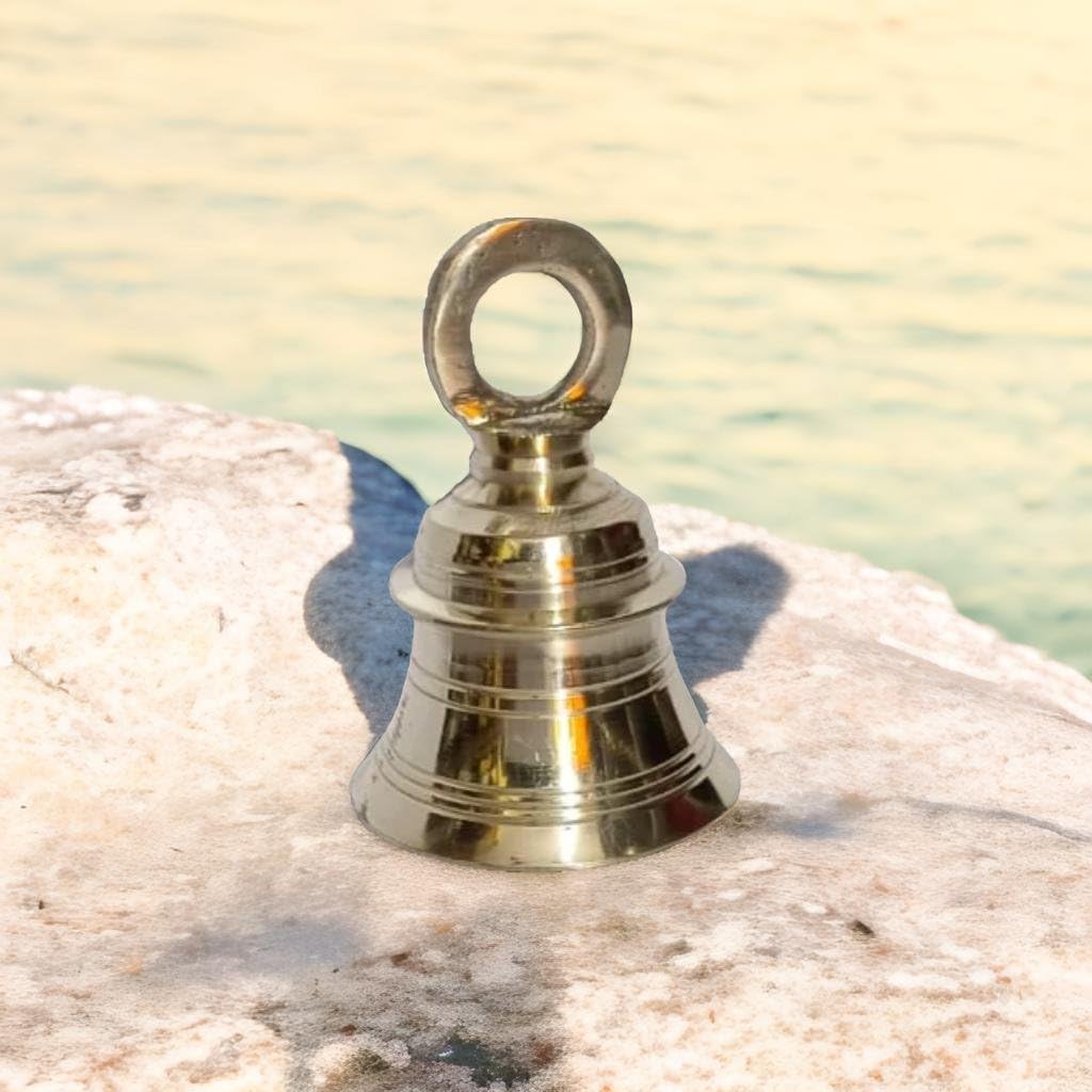 Amazon.com: Deep Sound Engraved Hanging Brass Temple Bell/Ghanta for ...