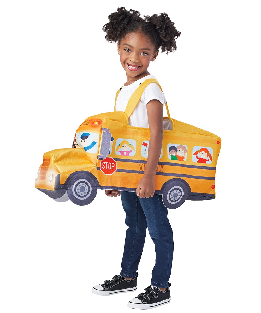 Snapklik.com : Halloween Costume Light And Sound School Bus Costume For ...