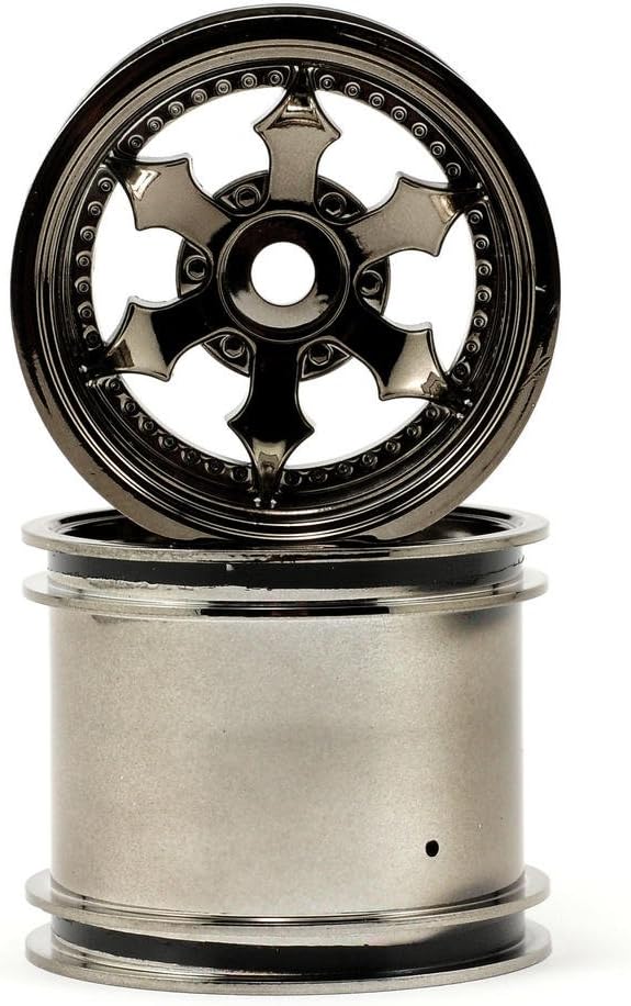 Amazon.com: HPI Racing Spike Truck Wheel/Black Chrome/2pcs N MT 2/N MT ...