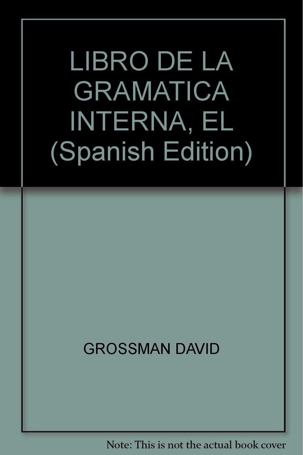 Amazon.com: LIBRO DE LA GRAMATICA INTERNA, EL (Spanish Edition ...