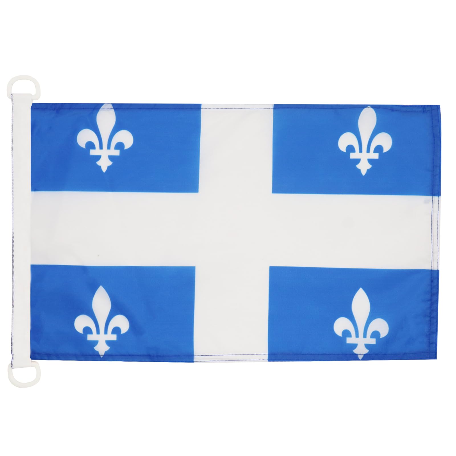 Quebec NAUTICAL Flag 18'' x 12'' - Canada - Canadian region of Quebec ...