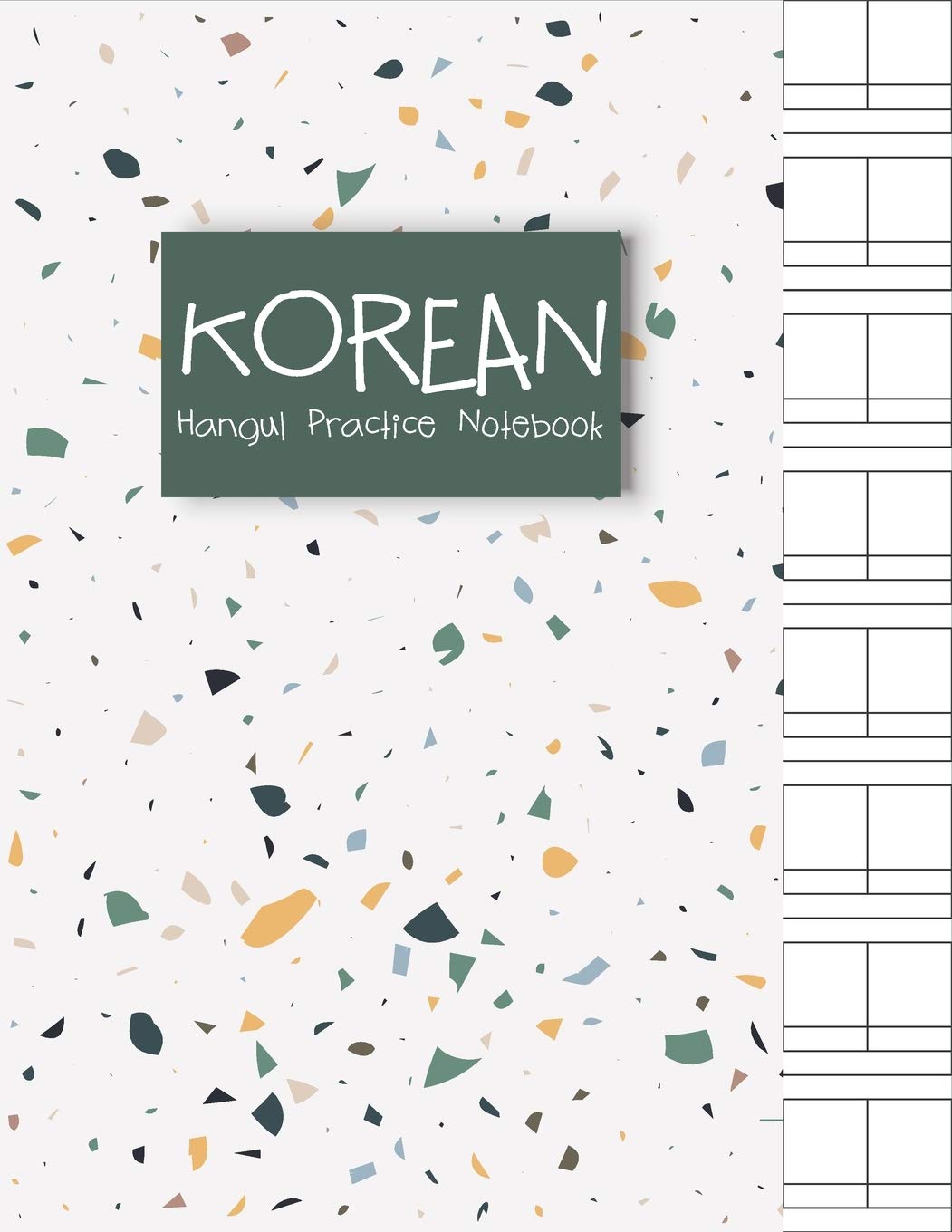 Korean Hangul Practice Notebook: For Writing Practice Korean Alphabets ...